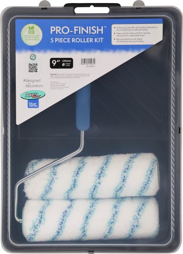Pro-Finish Blue Series 9" 5 Piece Roller Set by Axus Decor – wallpaperbase